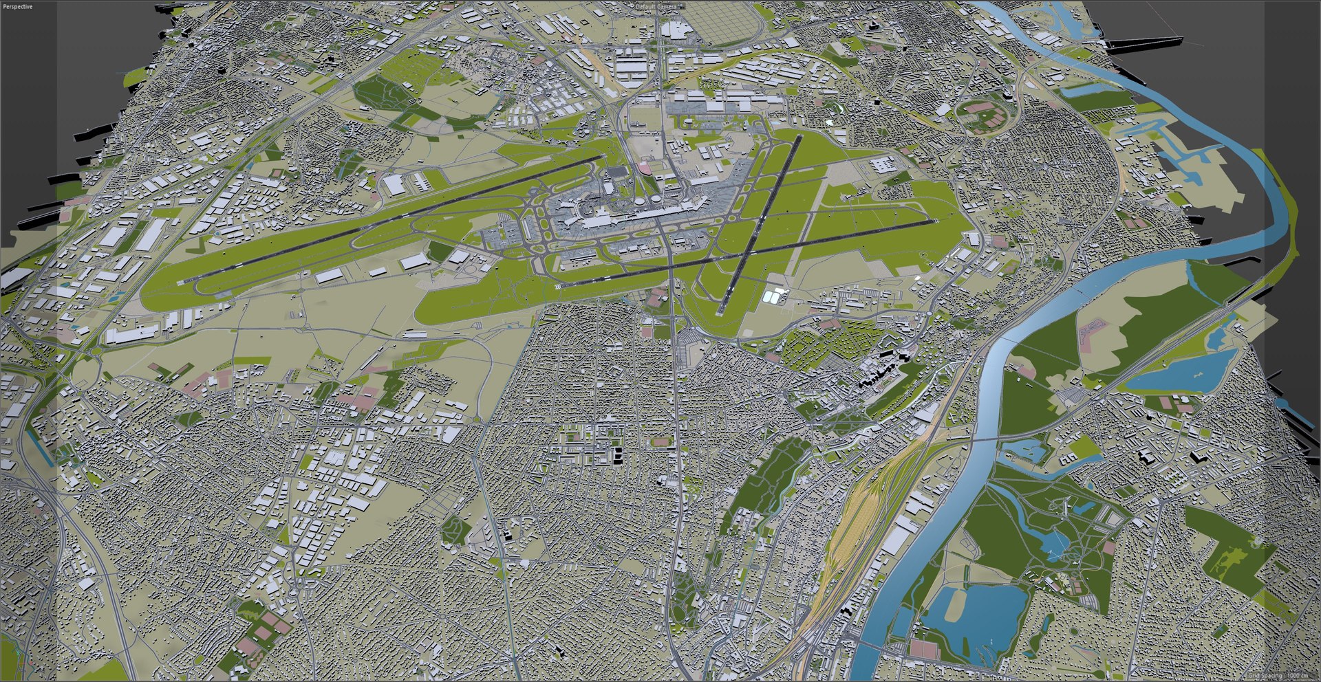 Paris Orly Airport 3D Model - TurboSquid 2013604
