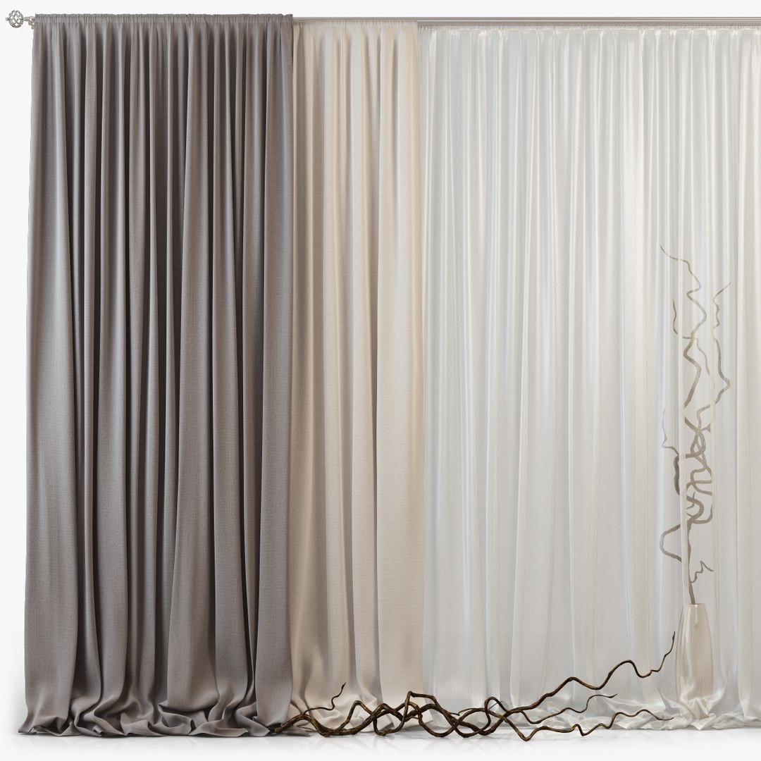 3d curtains m05 model