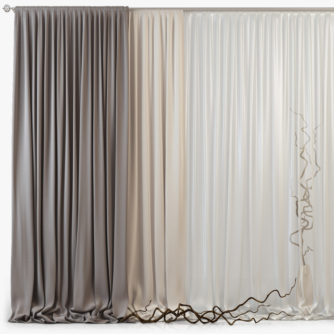 3d curtains m05 model