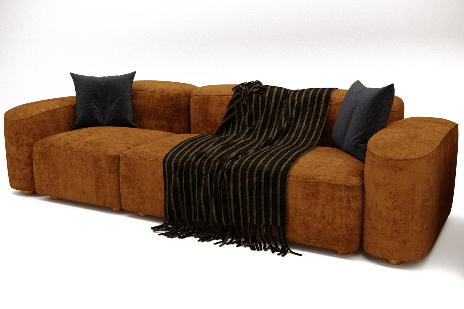 Modular Sofa And Armchair Combination In Cubist Style Model ...