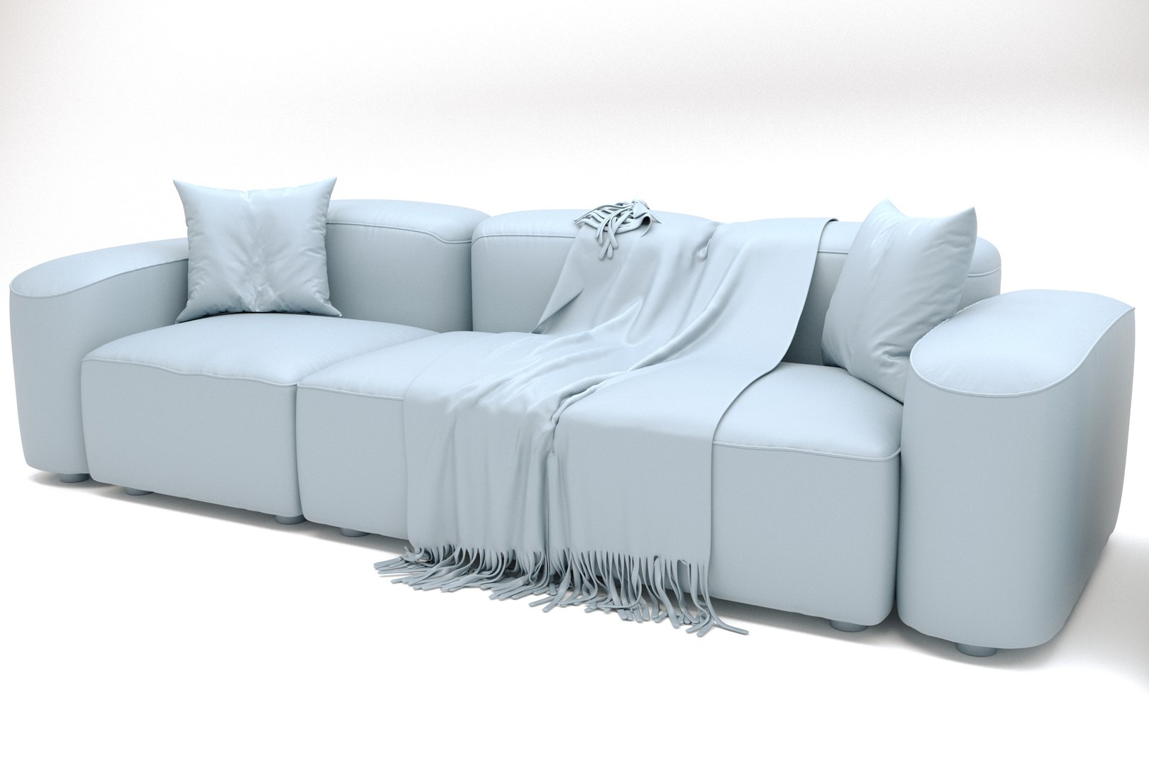 Modular Sofa And Armchair Combination In Cubist Style Model ...