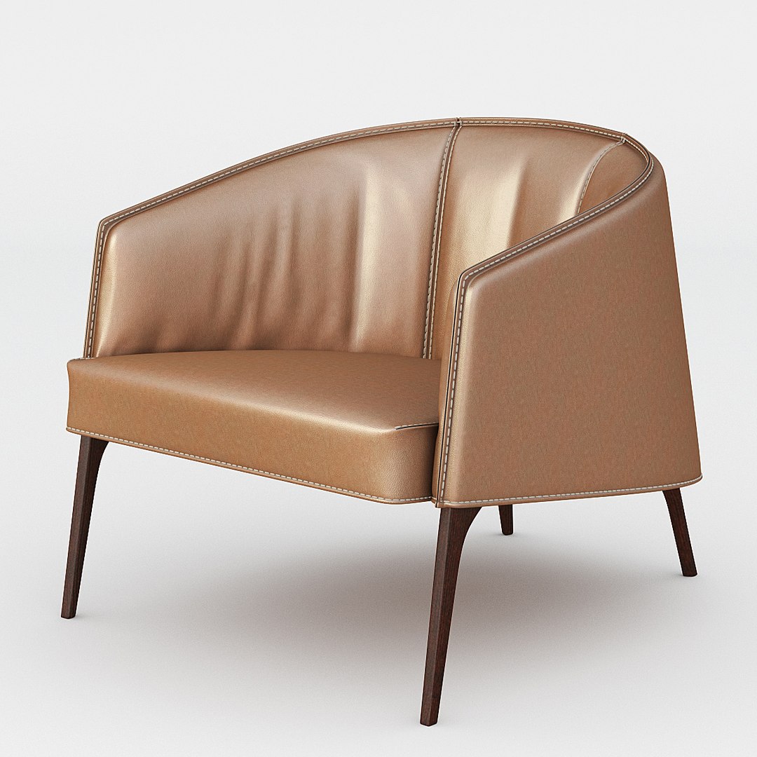 3d Armchair Vittoria Frigerio Jackie Model