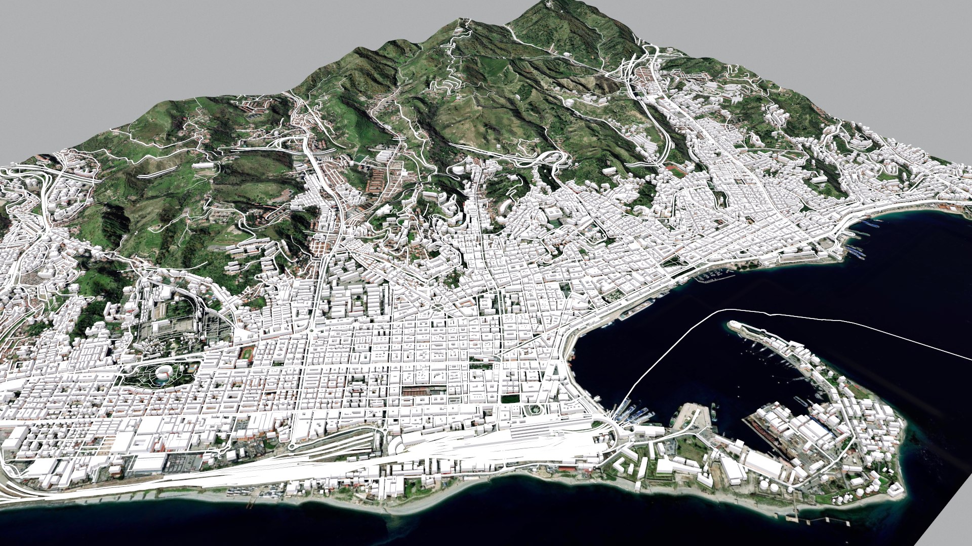 3D Cityscape Messina Italy model - TurboSquid 1983117