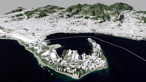 3D Cityscape Messina Italy model - TurboSquid 1983117