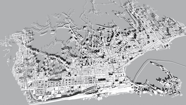 3D Cityscape Messina Italy model - TurboSquid 1983117