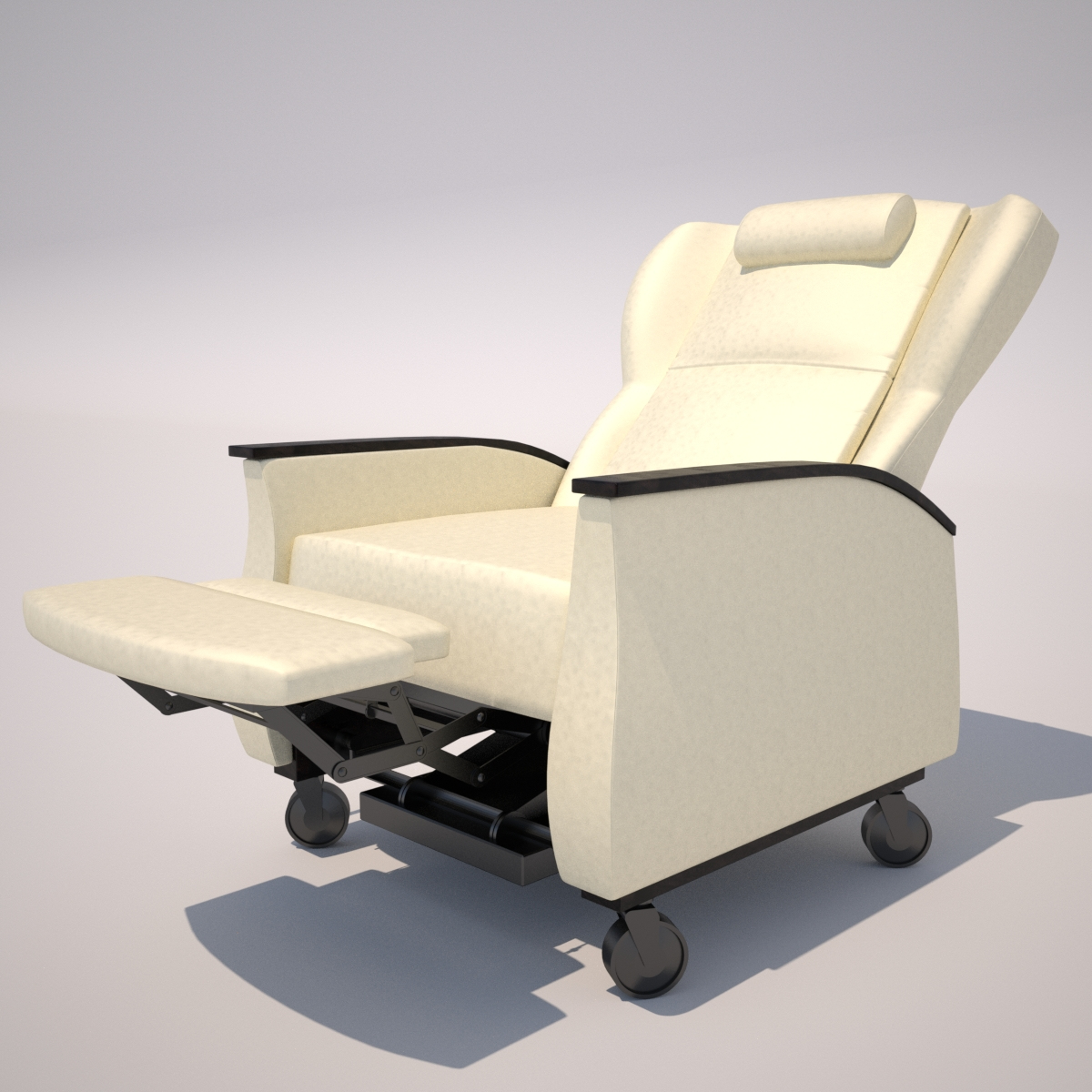 3d model hospital therapy chair recliner