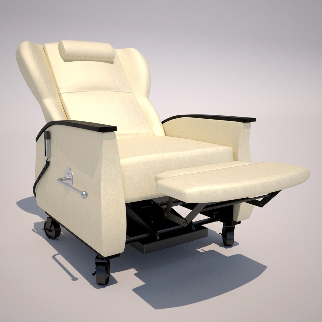 3d Model Hospital Therapy Chair Recliner