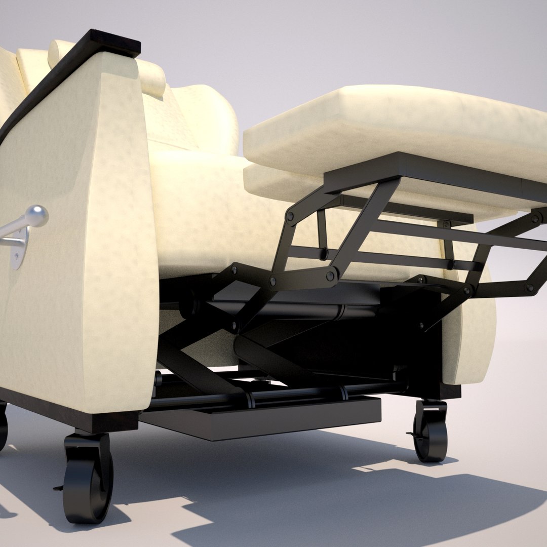 3d Model Hospital Therapy Chair Recliner
