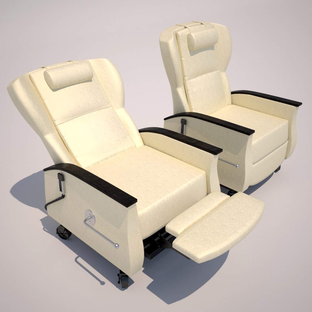 3d Model Hospital Therapy Chair Recliner