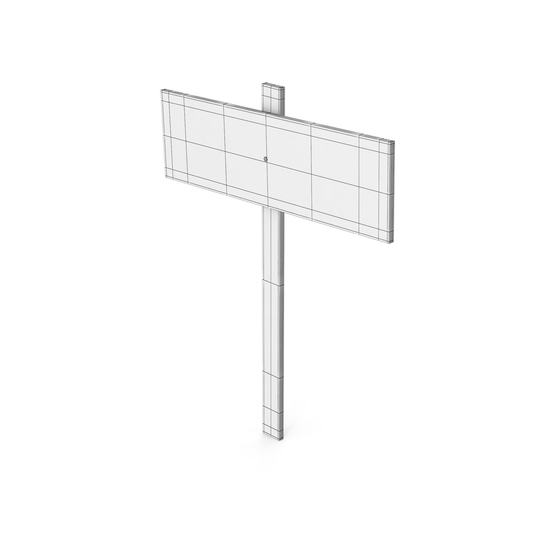 3D Wooden Signboard(2) Model - TurboSquid 2060372