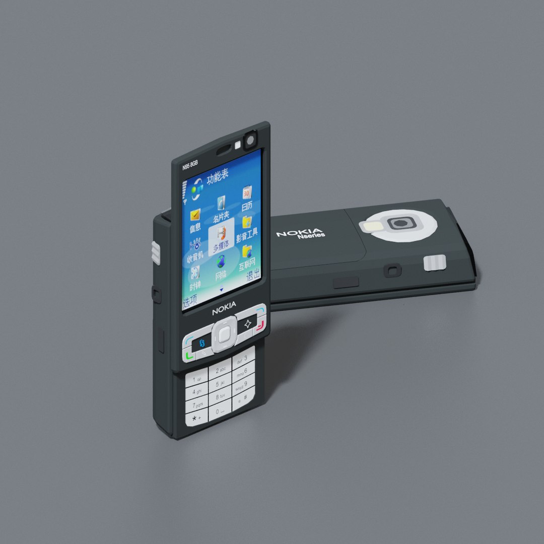 Nokia N95 Mobile Phone 3D Model - TurboSquid 1554291