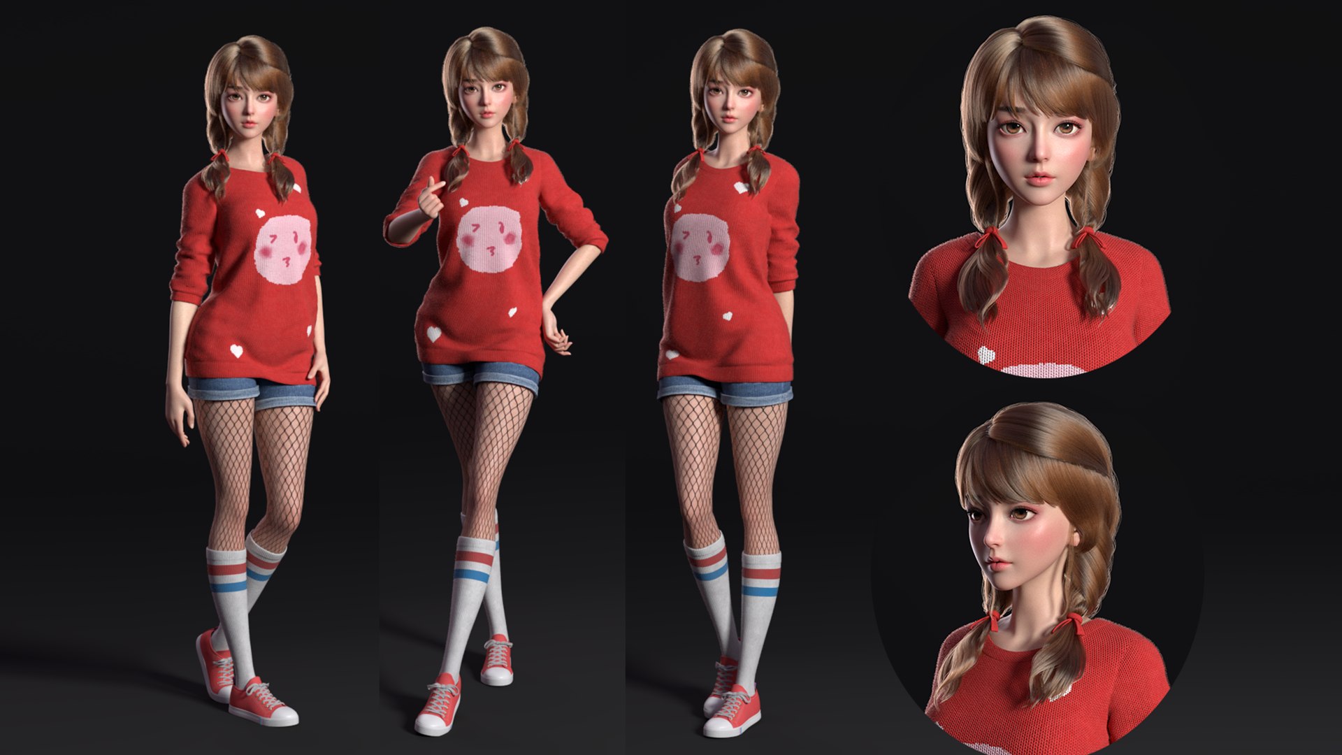 Virtual Beauty Of Women 3D Model - TurboSquid 2098546