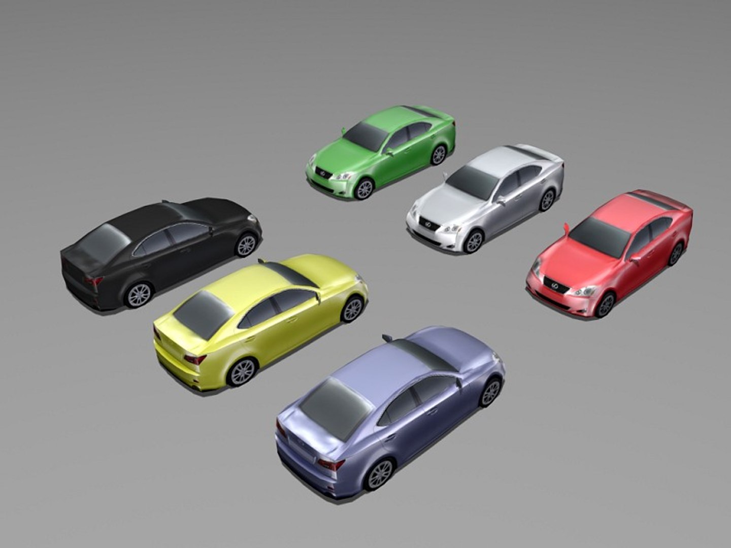 3d Car Lexus Is250 Model