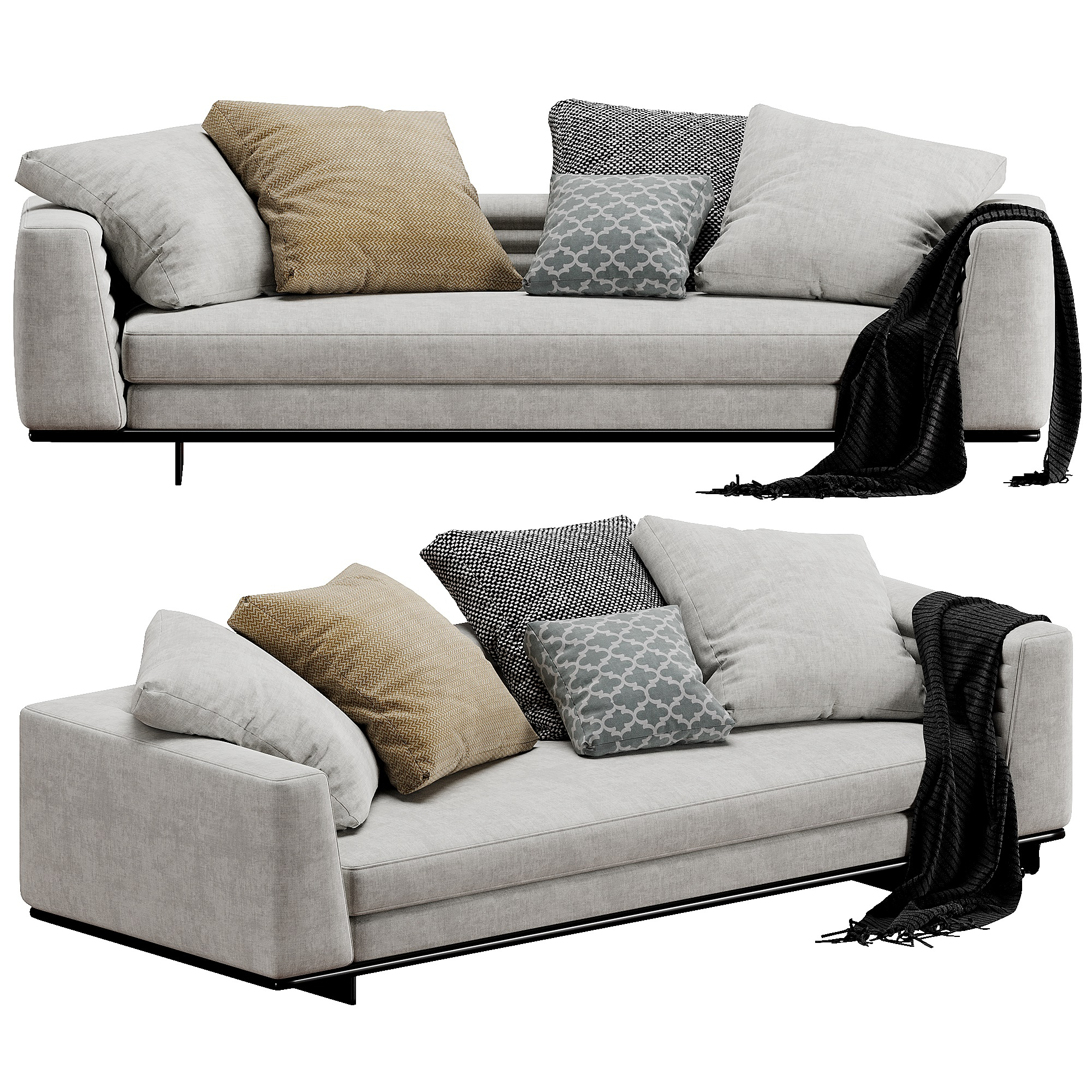 Minotti Roger 3D-Modell - TurboSquid 1852227