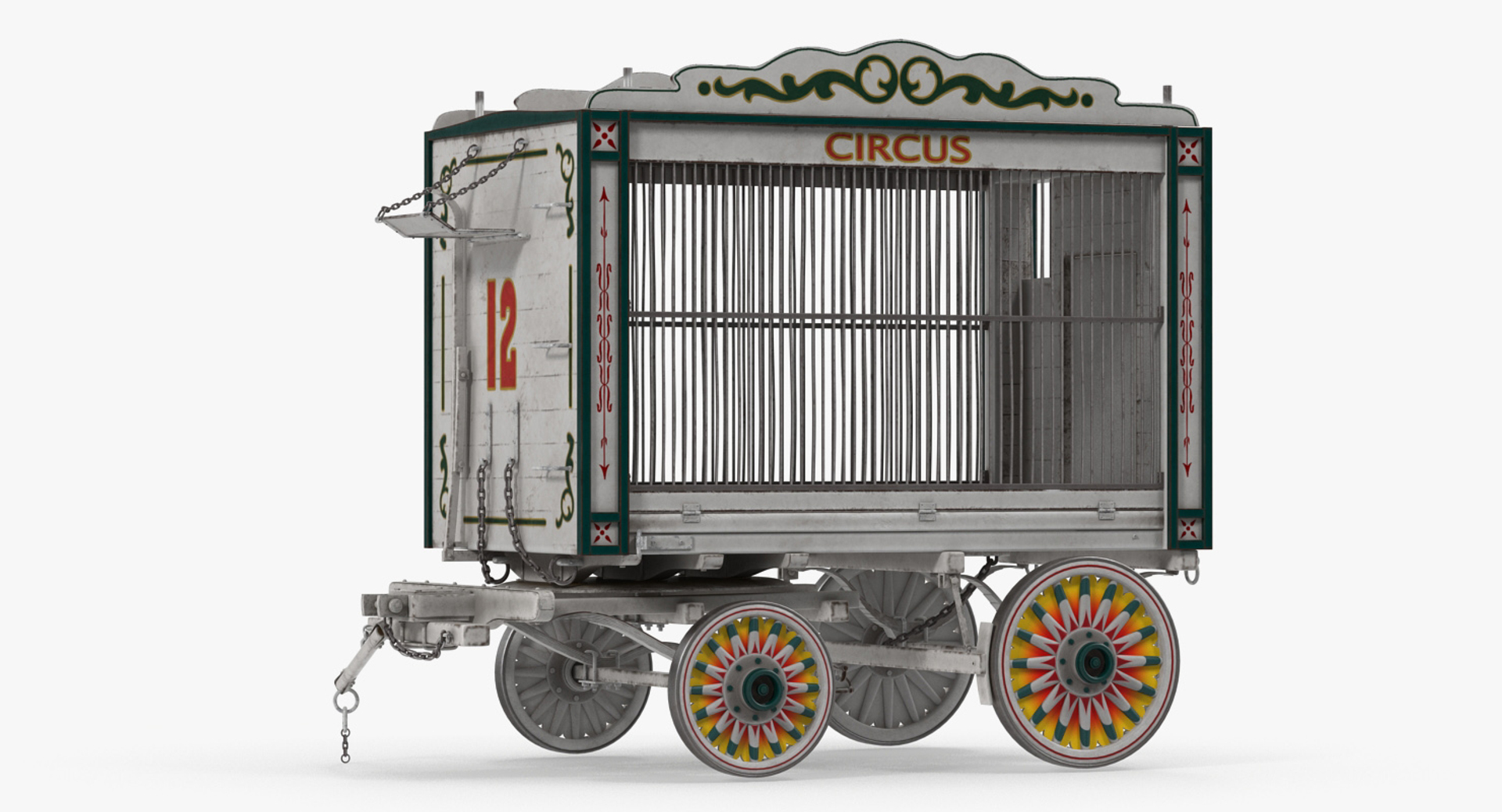Antique Circus Wagon Model - TurboSquid 1292811