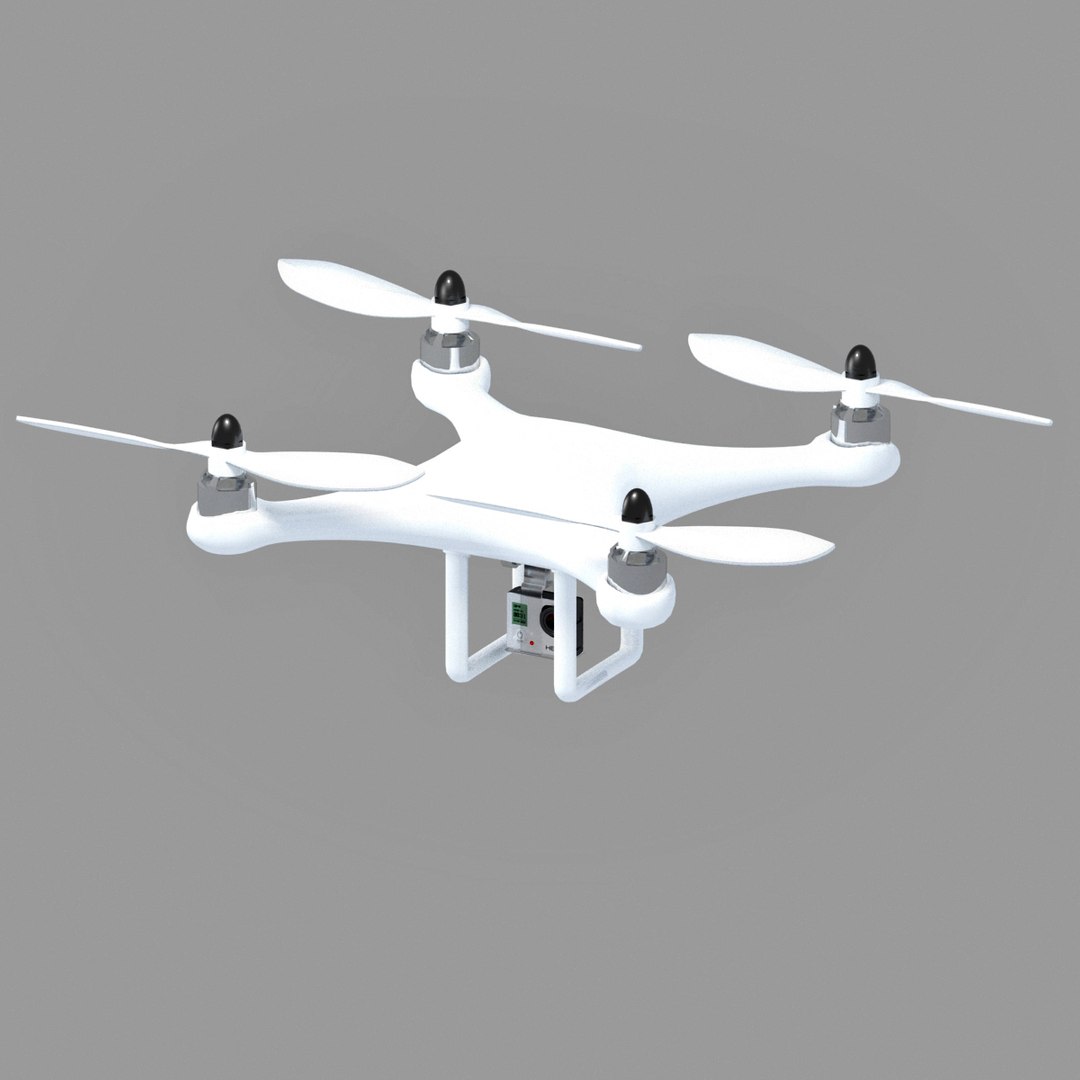 quadcopter pro 3d model