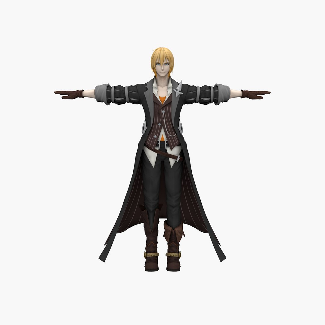 3D Anime Character V3 model - TurboSquid 2086060