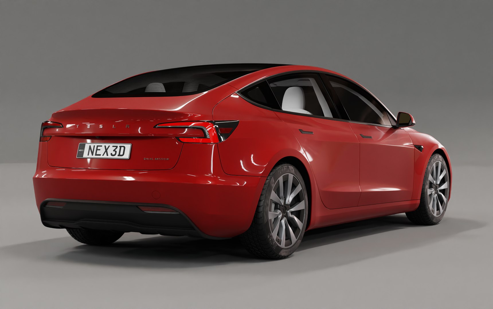 3D 2024 Tesla Model 3 With HQ Interior Model - TurboSquid 2197270
