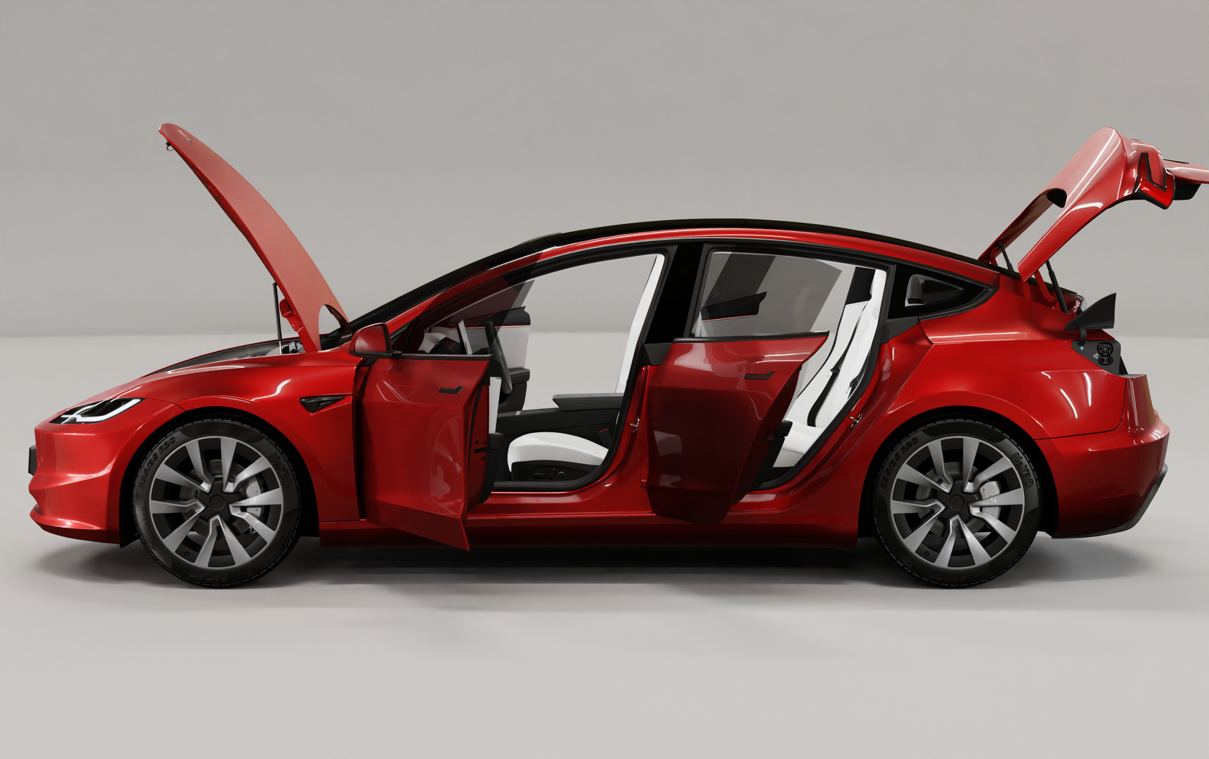3D Tesla Model 3 2024 With HQ Interior Model - TurboSquid 2197270