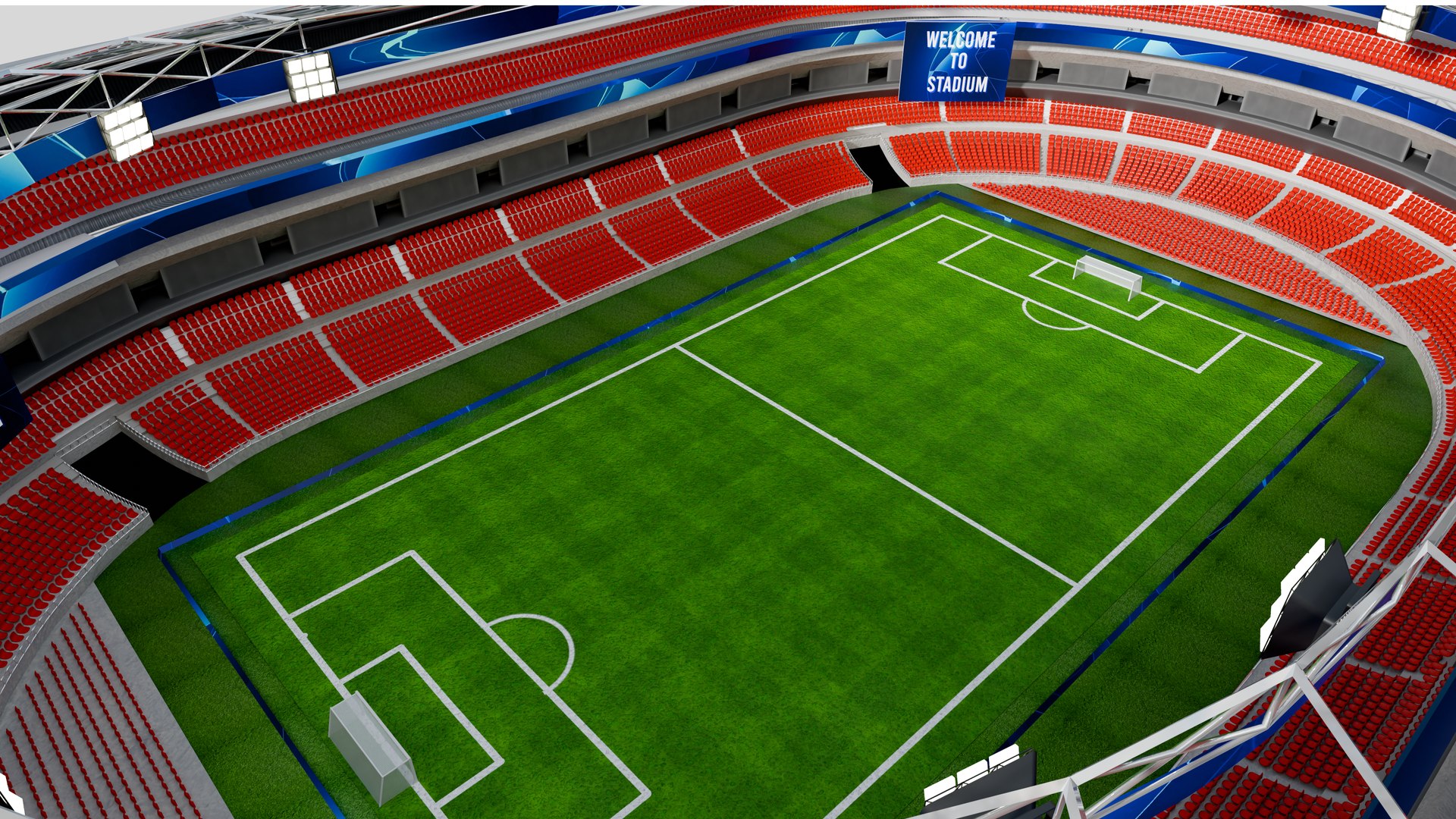 3D Football Arena Model - TurboSquid 2333707