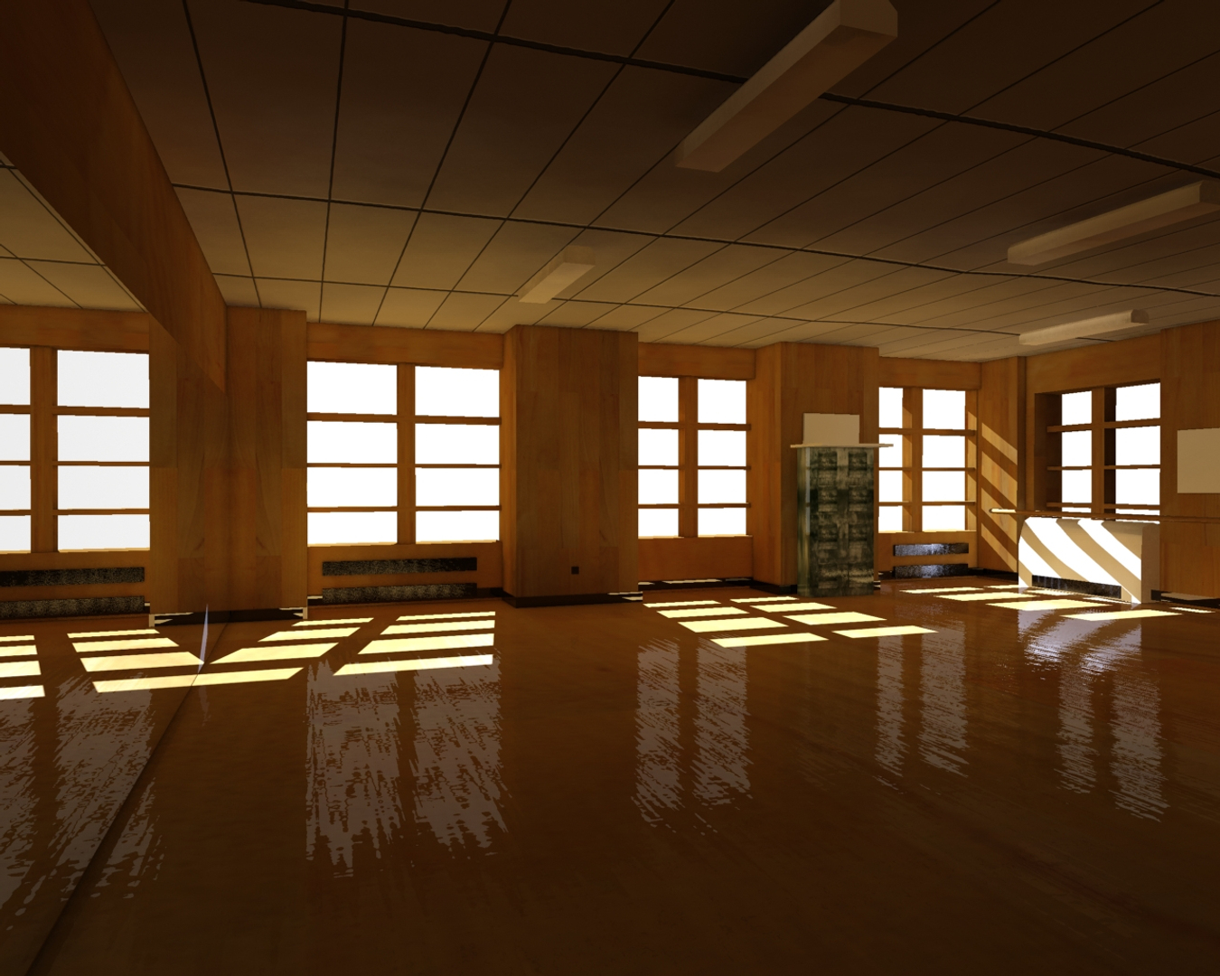 free room 3d model