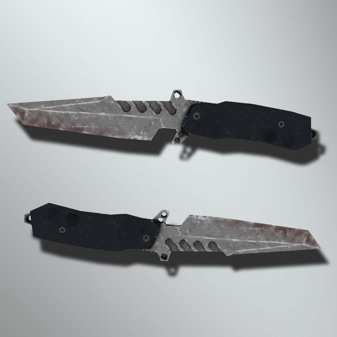 Free Tanto Knife Retro - PS1 Graphics 3D Model - TurboSquid 2160122
