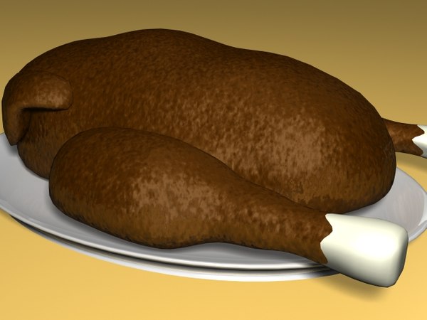 Free 3D Roast-Chicken Models | TurboSquid