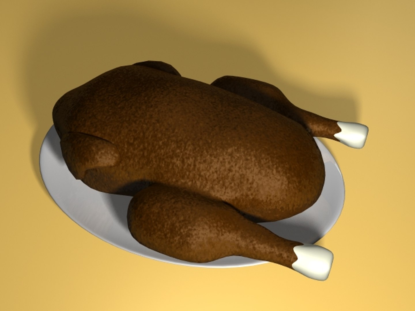 Free Cooked Turkey 3d Model