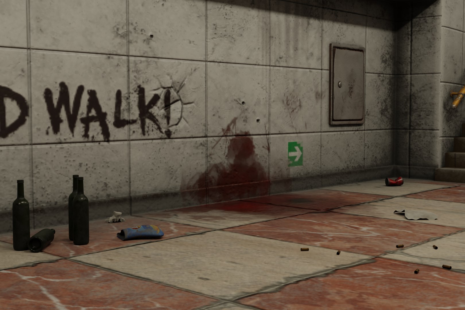 3D Blender Corridor Model - TurboSquid 1520120