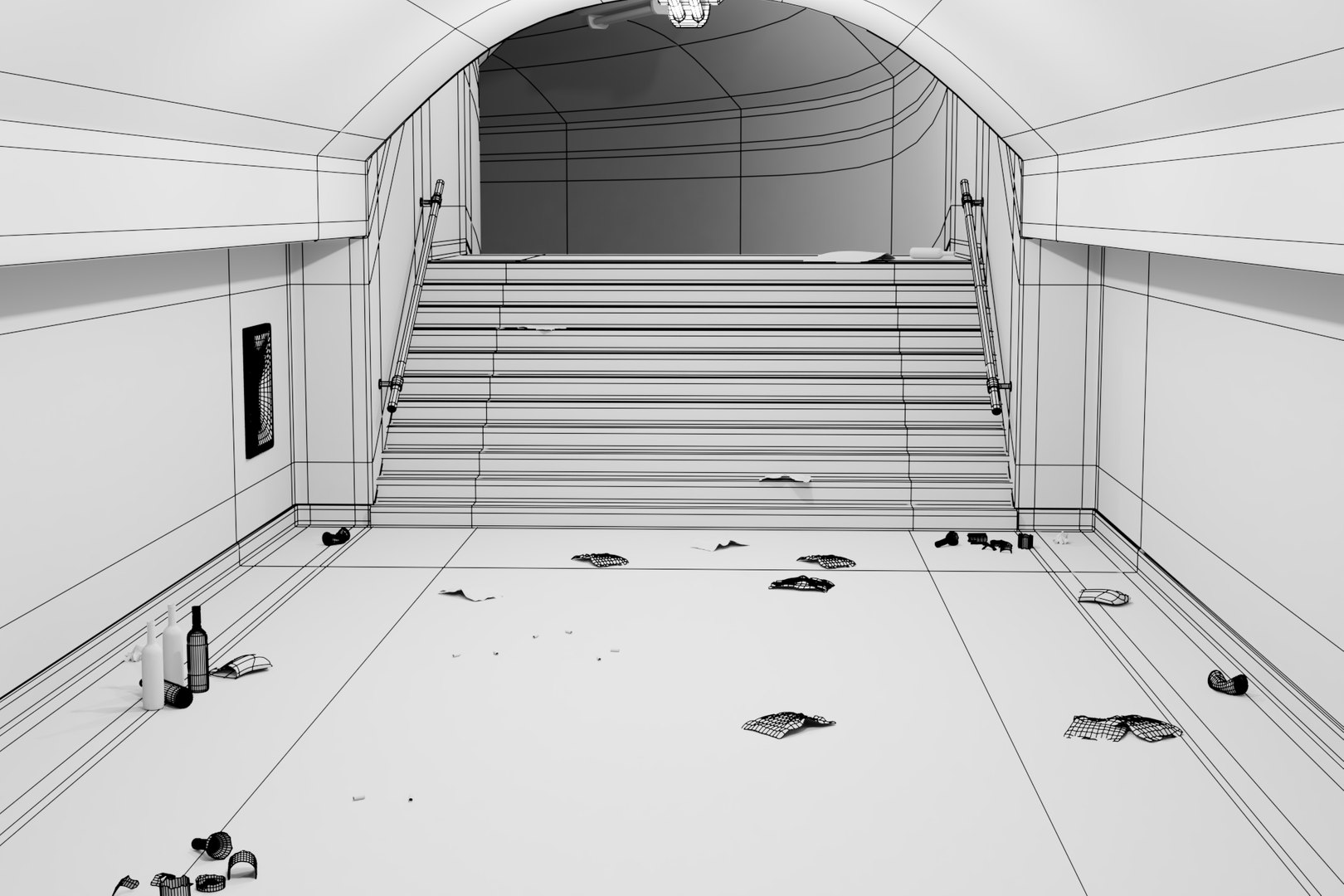 3D Blender Corridor Model - TurboSquid 1520120