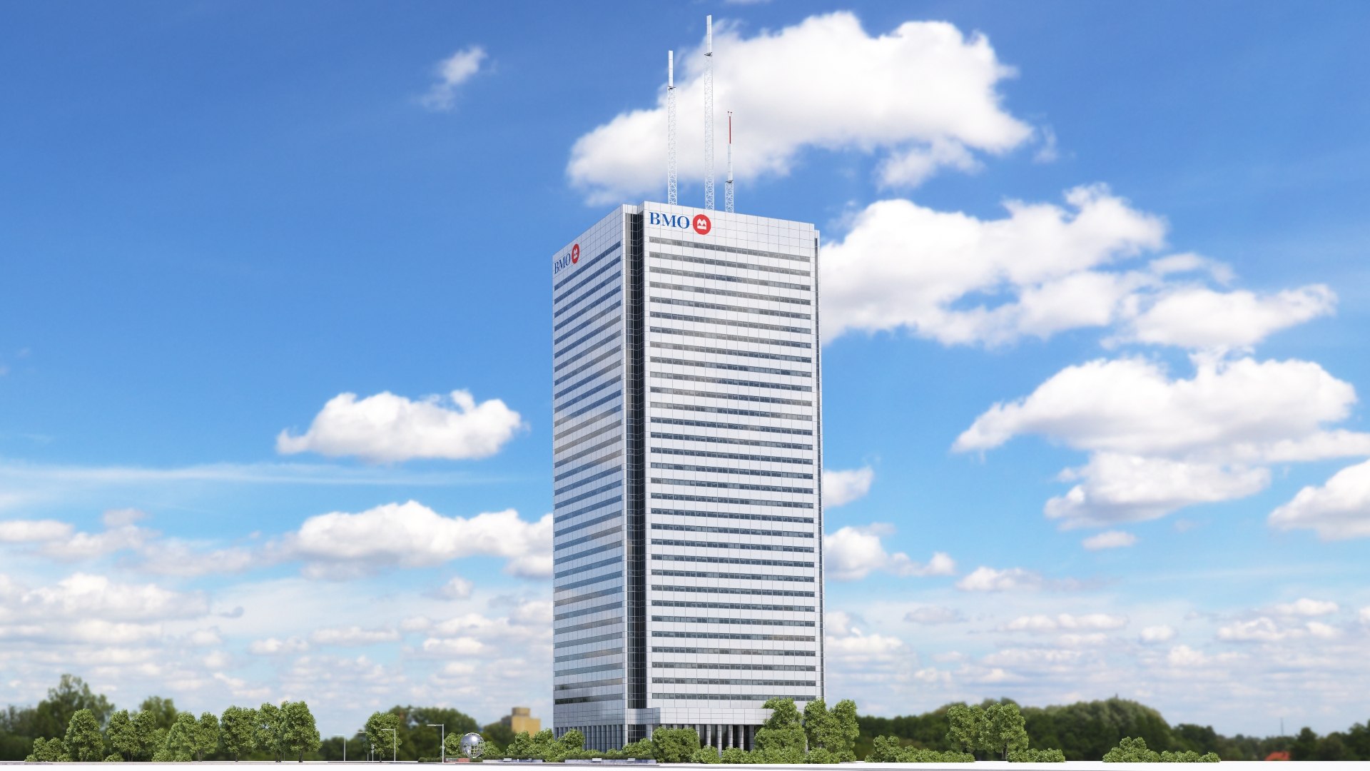 First Canadian Place V3 Lowpoly 3D Model - TurboSquid 1781892