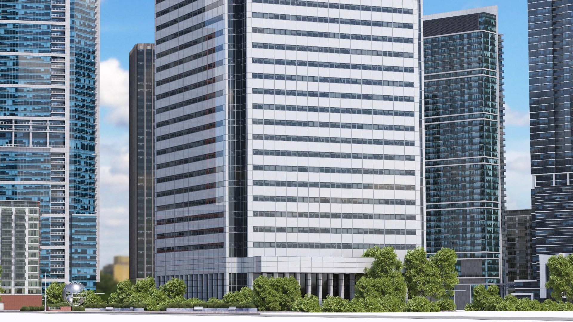 First Canadian Place V3 Lowpoly 3D Model - TurboSquid 1781892