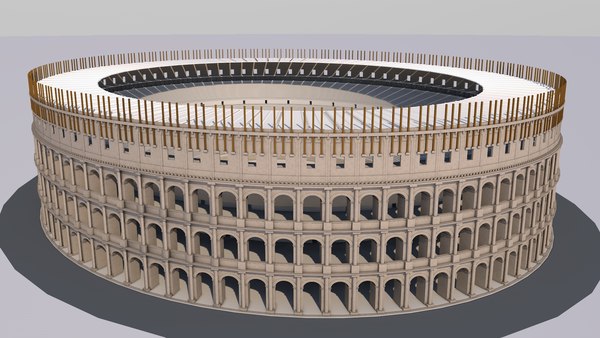 roman colosseum 3d model
