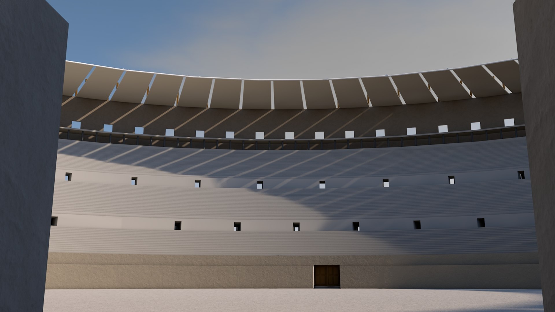 3d model of colosseum coliseum flavian