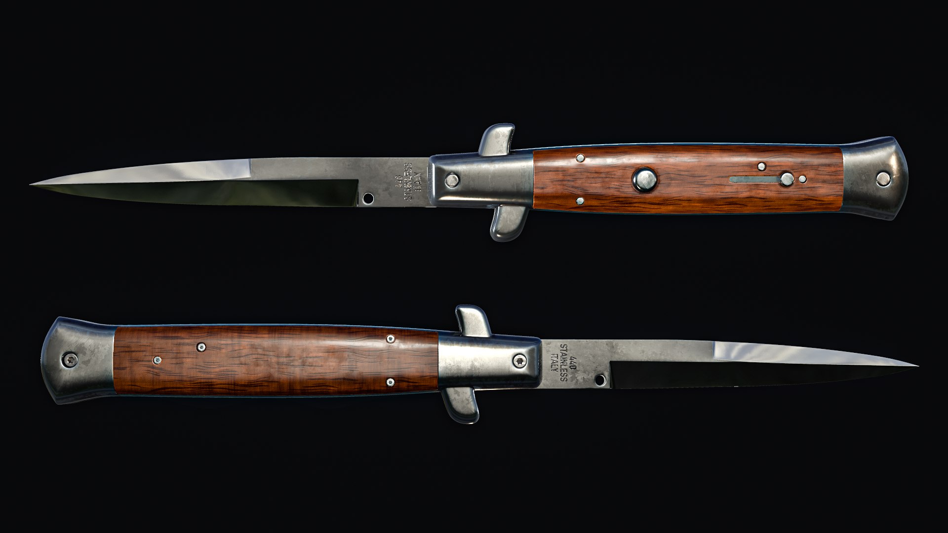 3D Milano Italian Stiletto Switchblade - TurboSquid 1660297