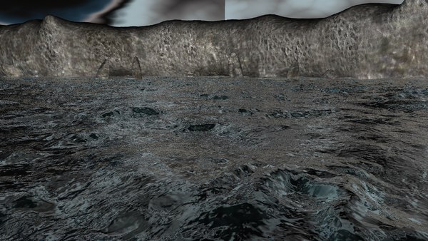 free water rocks 3d model