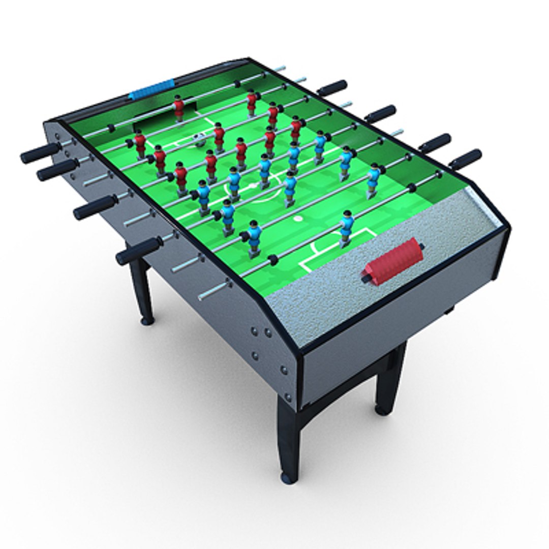 3d model table football soccer