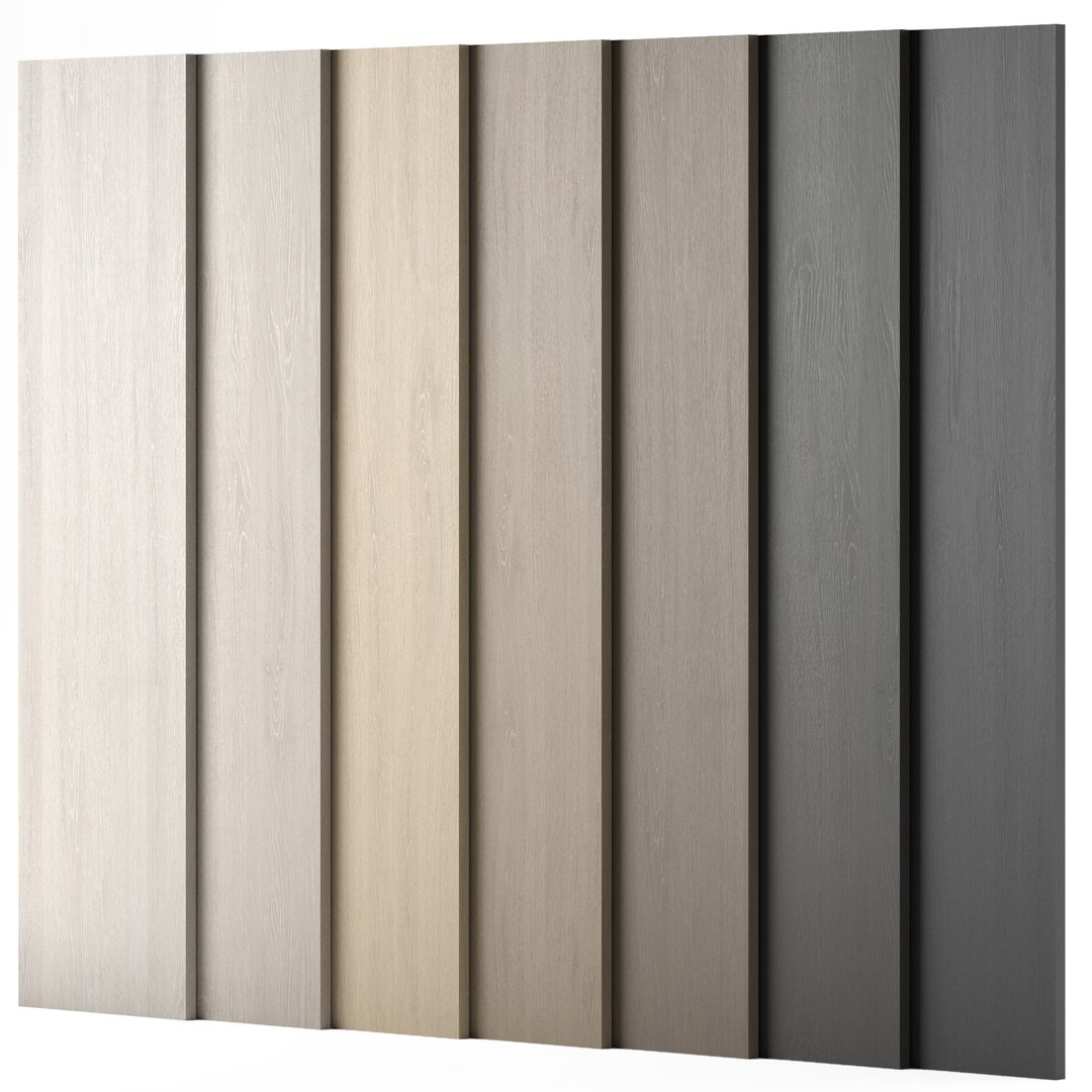 Wood materials Oak - 7 colors - set 05 3D model - TurboSquid 1999583