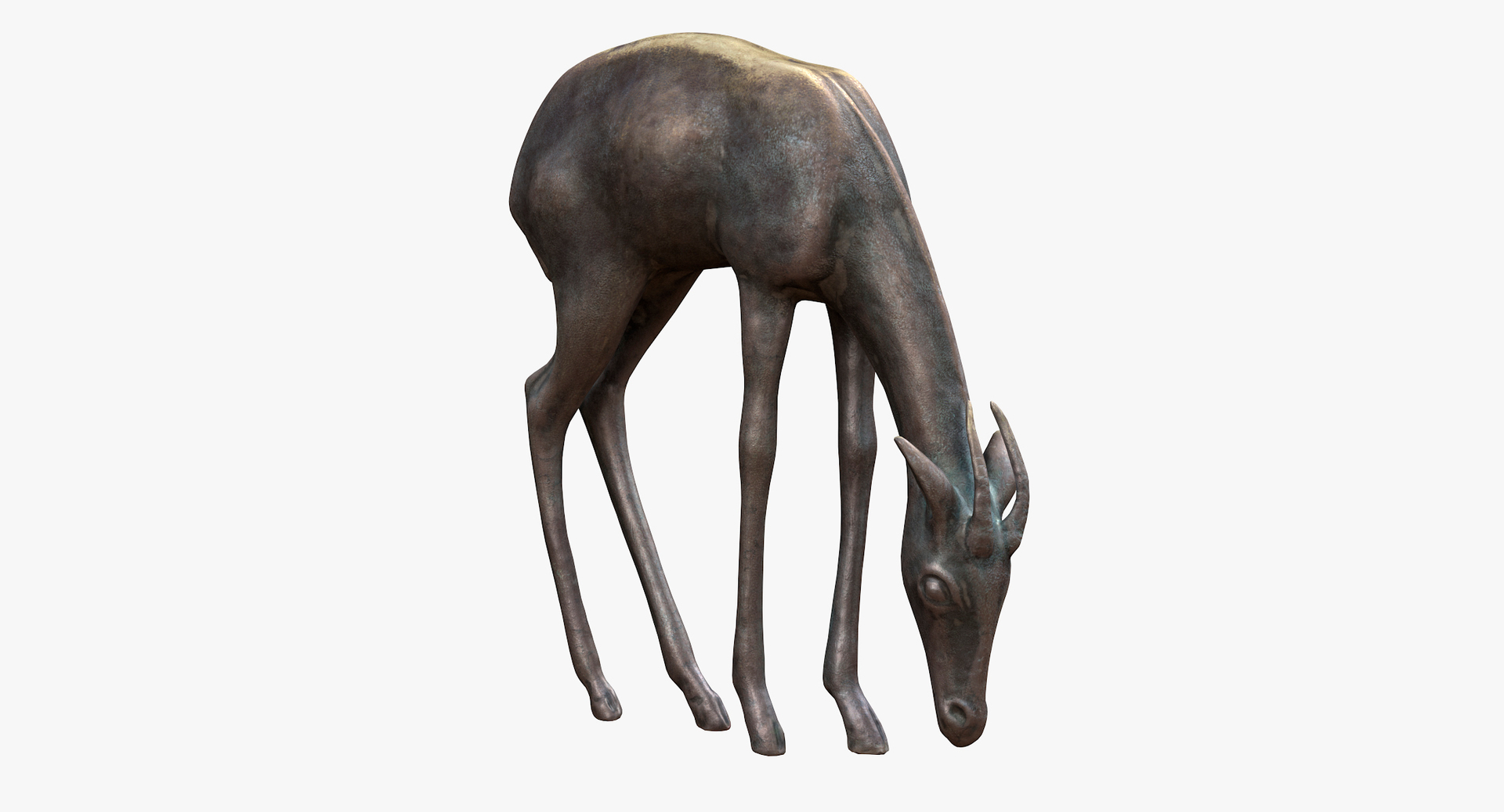 3D Capreolus Bronze Model - TurboSquid 1936951