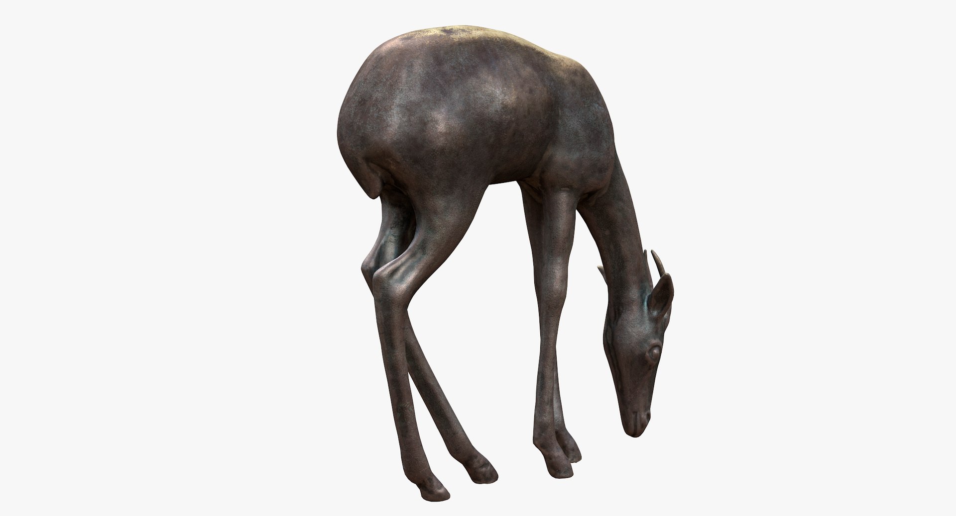 3D Capreolus Bronze Model - TurboSquid 1936951
