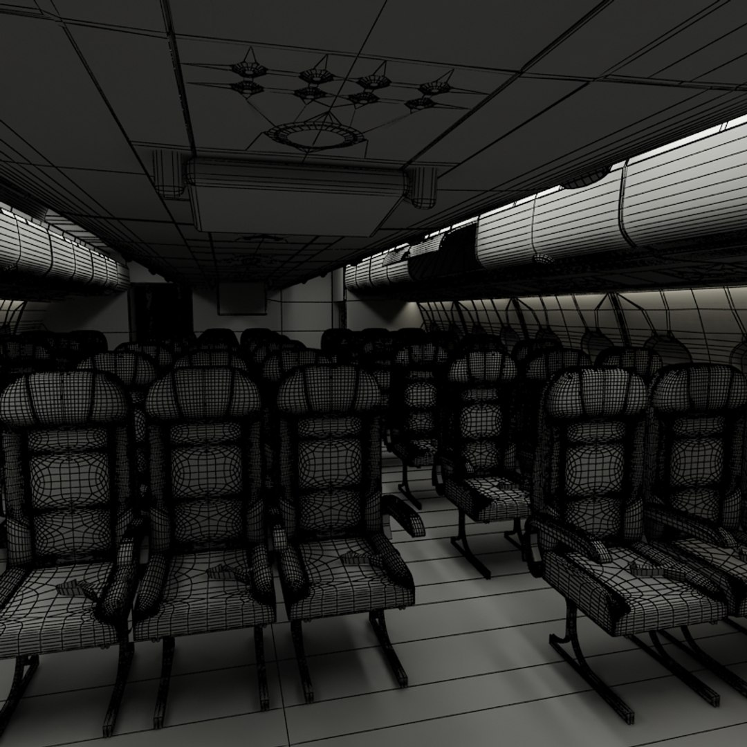 Max Airbus Economy Class Interior