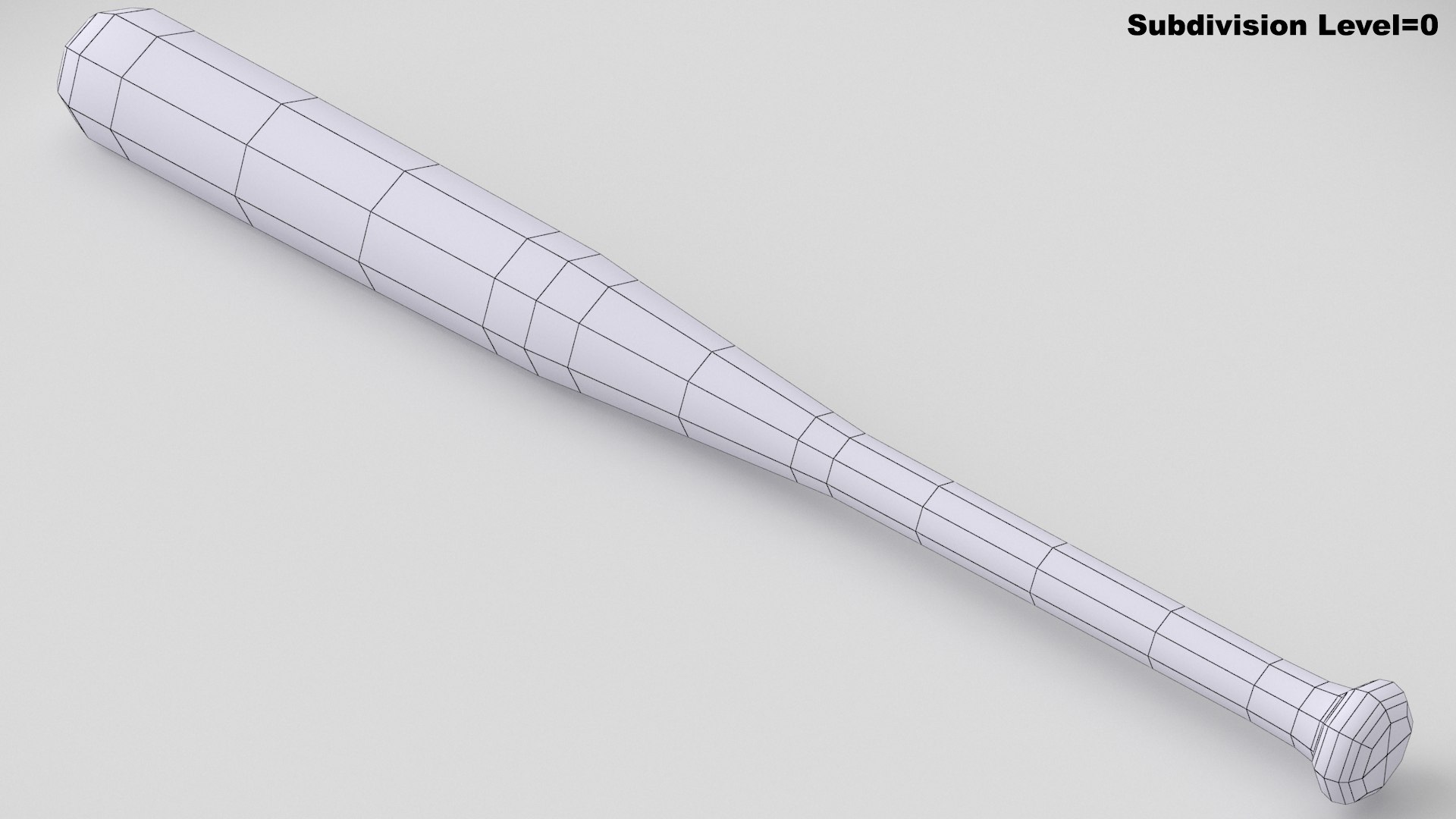 3D Model Baseball Bat 01 - TurboSquid 1961384