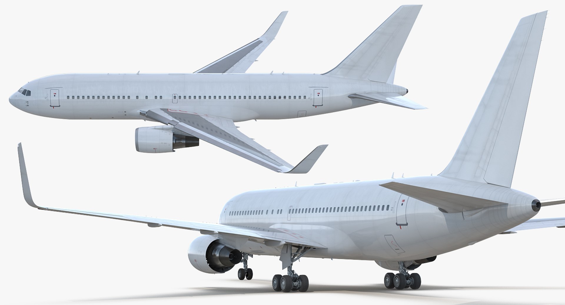 3D Boeing 767-200er Generic Model - TurboSquid 1236959
