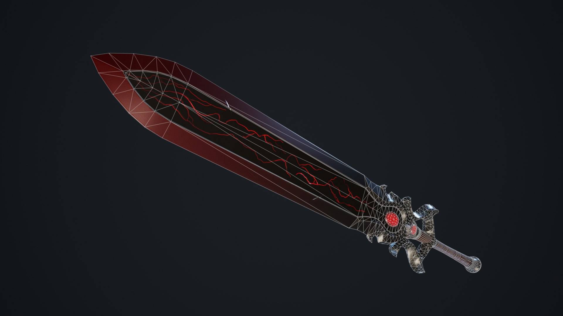 3D Vampiric Greatsword Model - TurboSquid 2218067