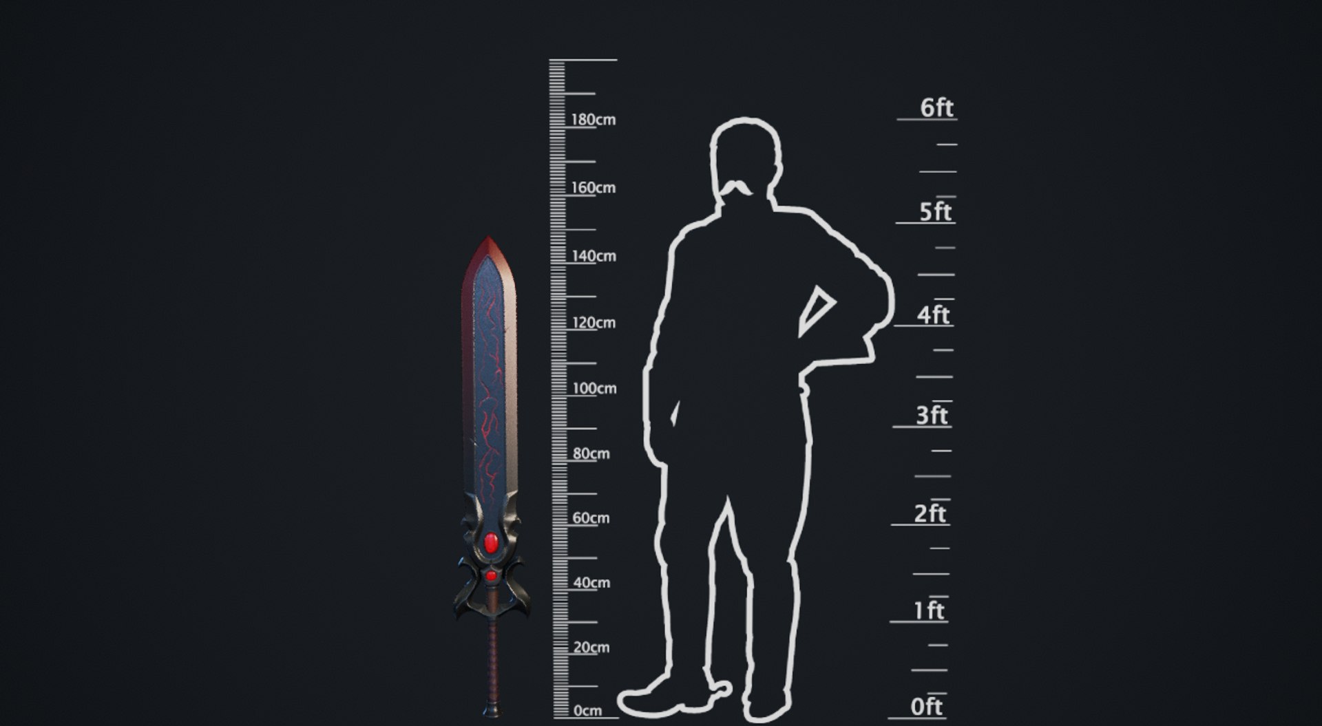 3D Vampiric Greatsword Model - TurboSquid 2218067