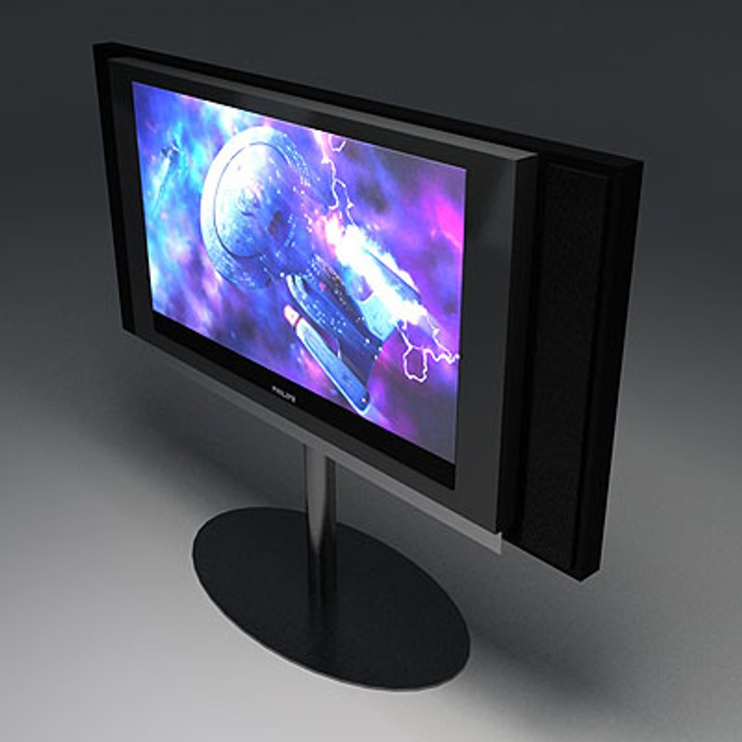 lcd tv 3d max