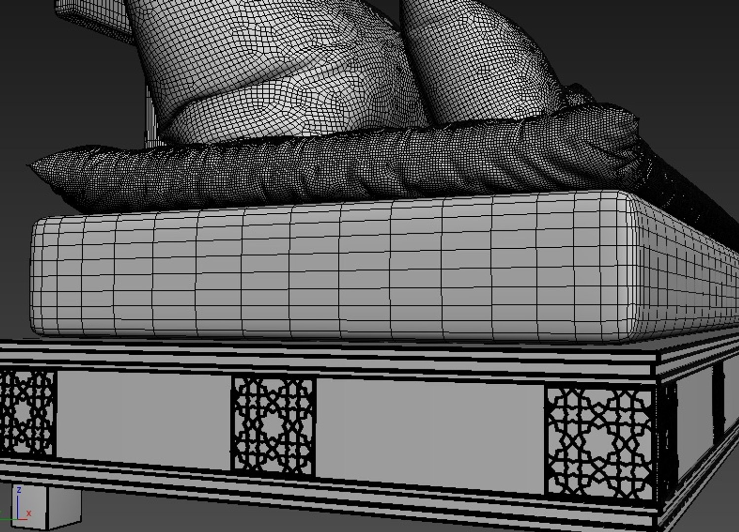 Sofa moroccan 3D model - TurboSquid 1267466