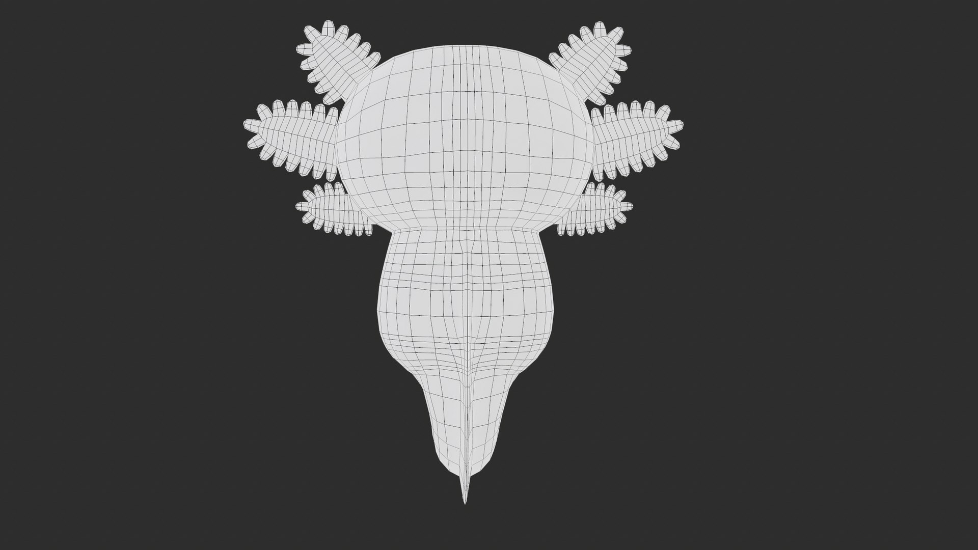 3D Cute Axolotl Cartoon Character - TurboSquid 1995642