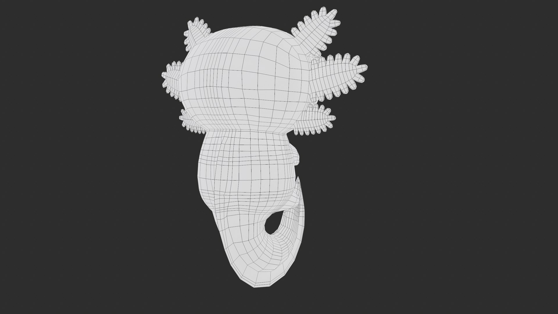 3D Cute Axolotl Cartoon Character - TurboSquid 1995642