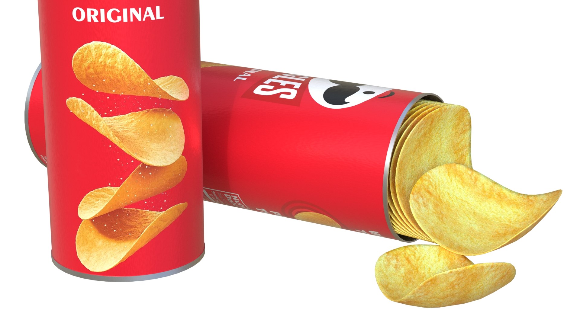 3D Model Pringles Original - TurboSquid 2370544